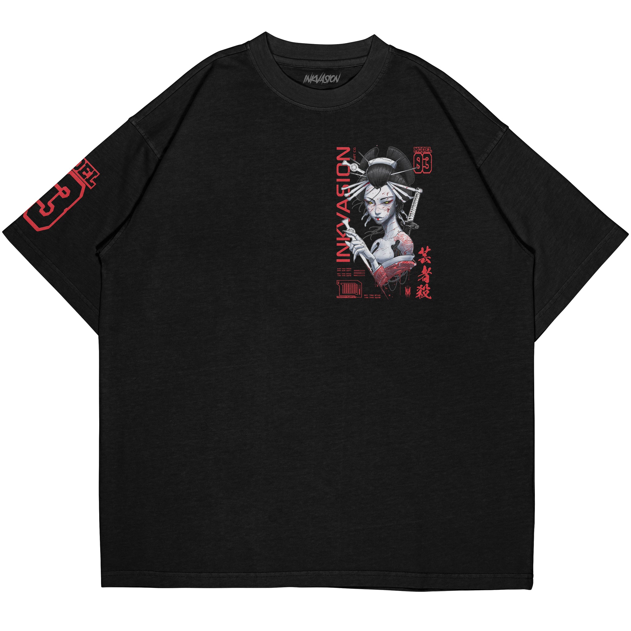 POLERA BLOODY GEISHA – INKVASION ART COMPANY